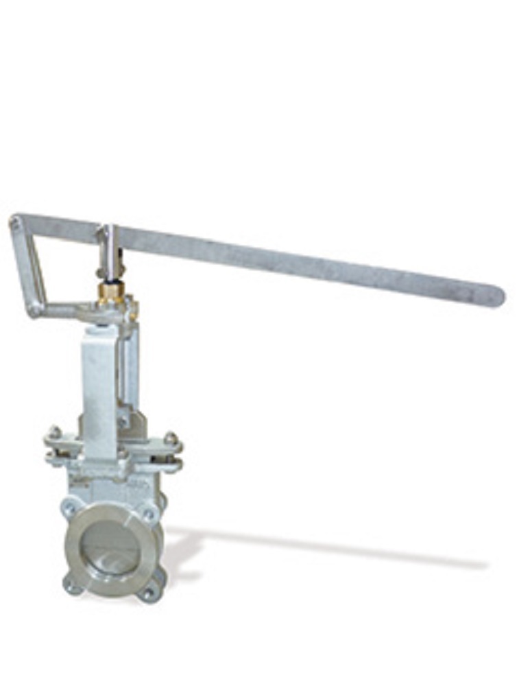 Lever Operated Knife Gate Valve - 316SS Metal Seated | Dewater Products ...